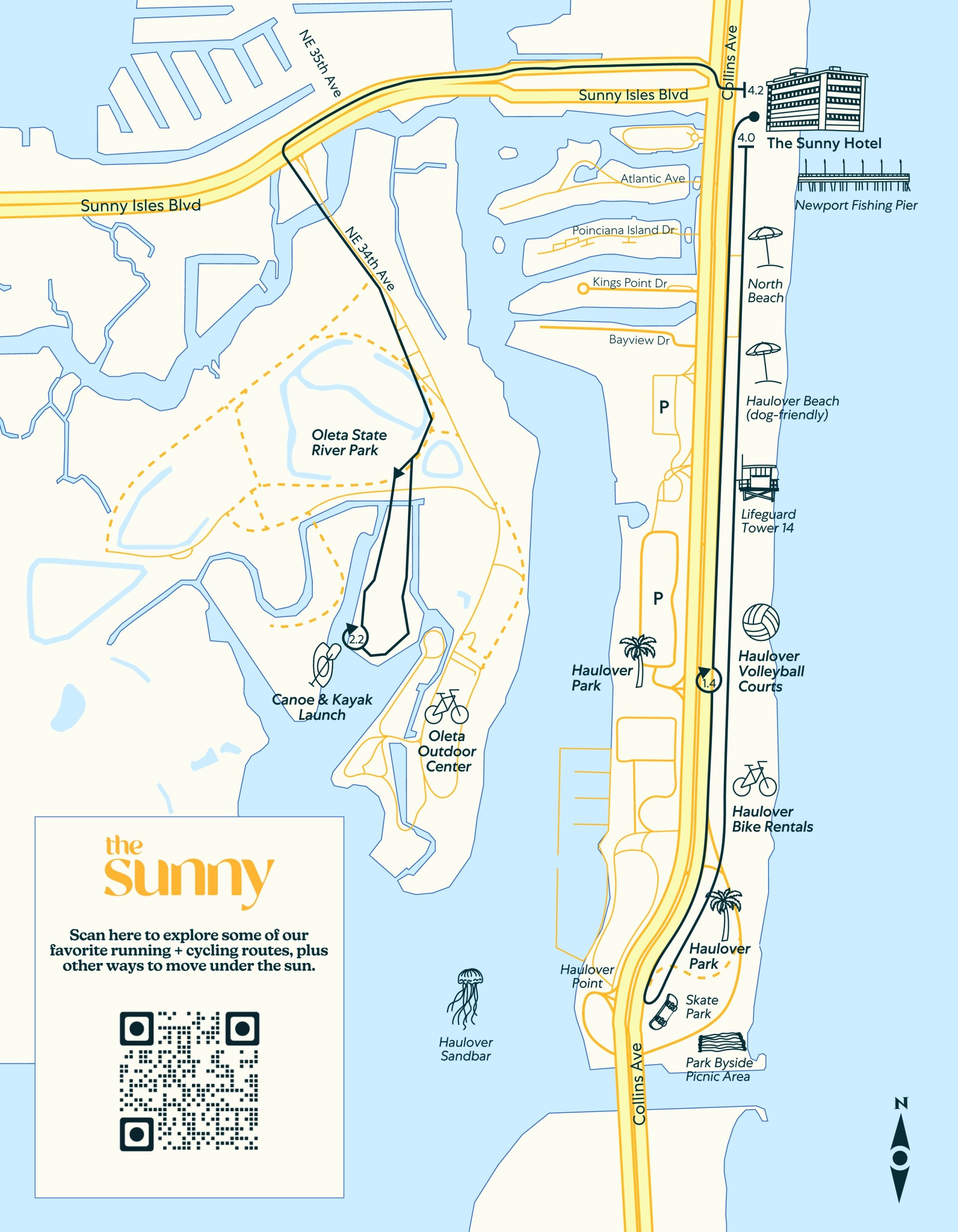 Run and Ride Routes | The Sunny